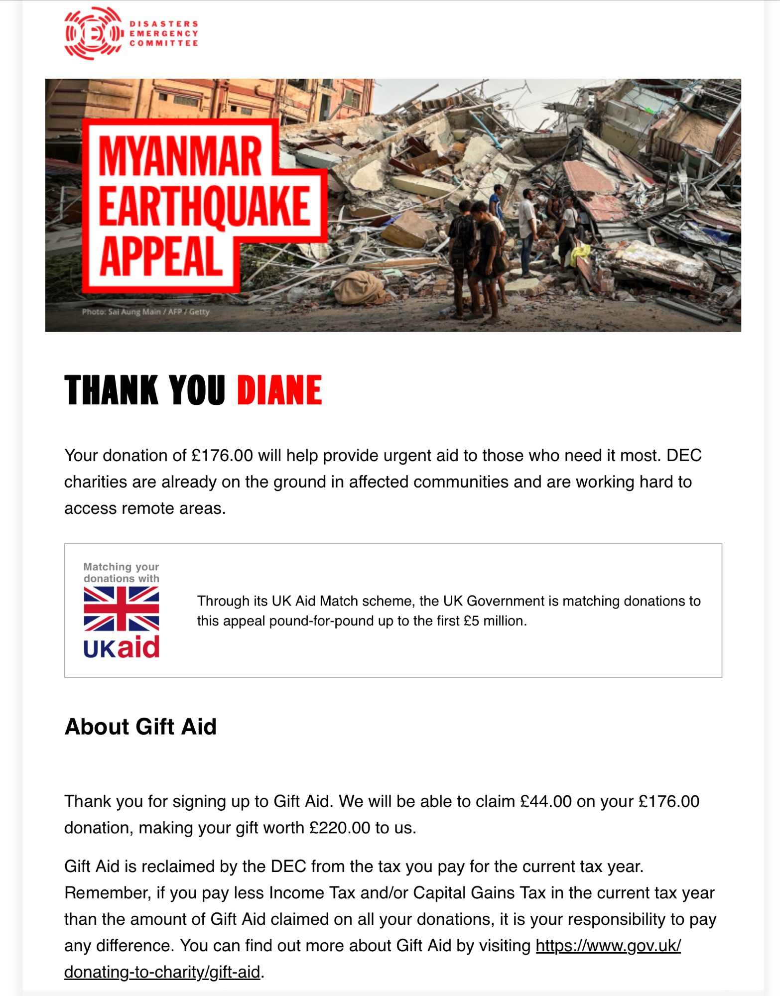 Charitable Donations – Wantage WI